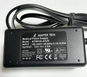 ATM030-A120 ADAPTER TECH Medical Power Supply