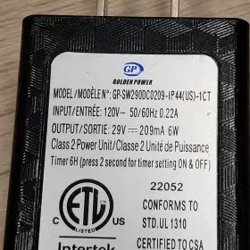 GP-SW290DC0209-IP44 GOLDEN POWER Unit