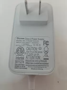CW2401500US GOVEE Ac Power Supply Adapter Led Strip Floor