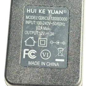 Q36CU-120003000 HUI KE YUAN Ac Adapter Amp