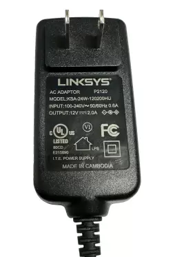 KSA-24W-120200HU LINKSYS Ac Power Adapter