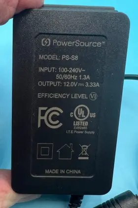 PS-S8 POWERSOURCE Switching Power Supply Adapter