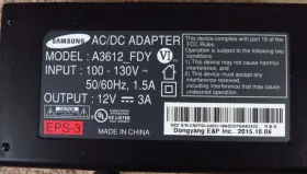A3612-FDY SAMSUNG Ac Adapter Power Supply Charger