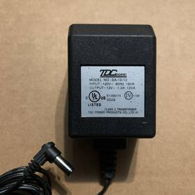 DA-12-12 TDC POWER Transformer Barrel Plug Supply Adapter